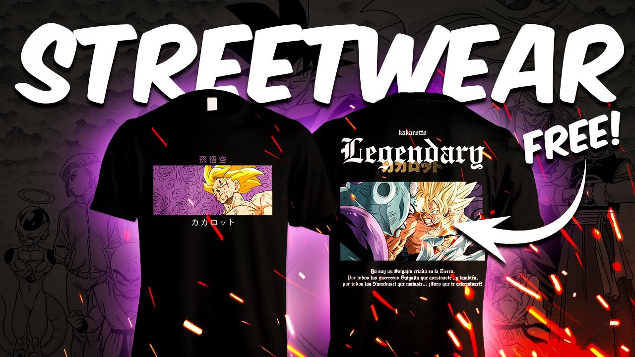 DRAGONBALL STREET VECTOR SHIRT DESIGNS 2025