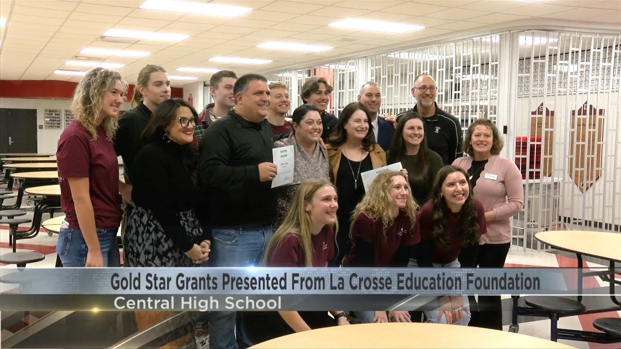 Gold Star Grants presented from La Crosse Public Education Foundation