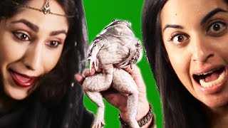 We Got Real Princesses To Kiss Frogs And Things Got Slimy