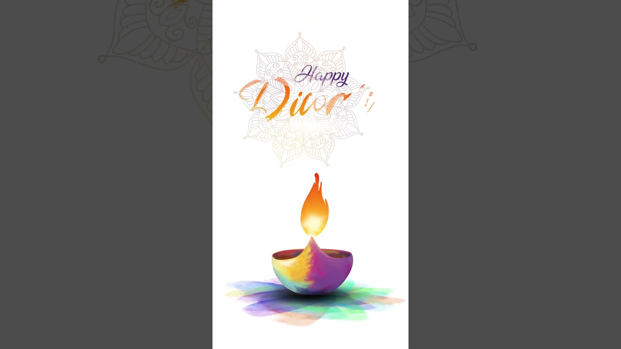 Diwali Short Video FREE  Editable Template