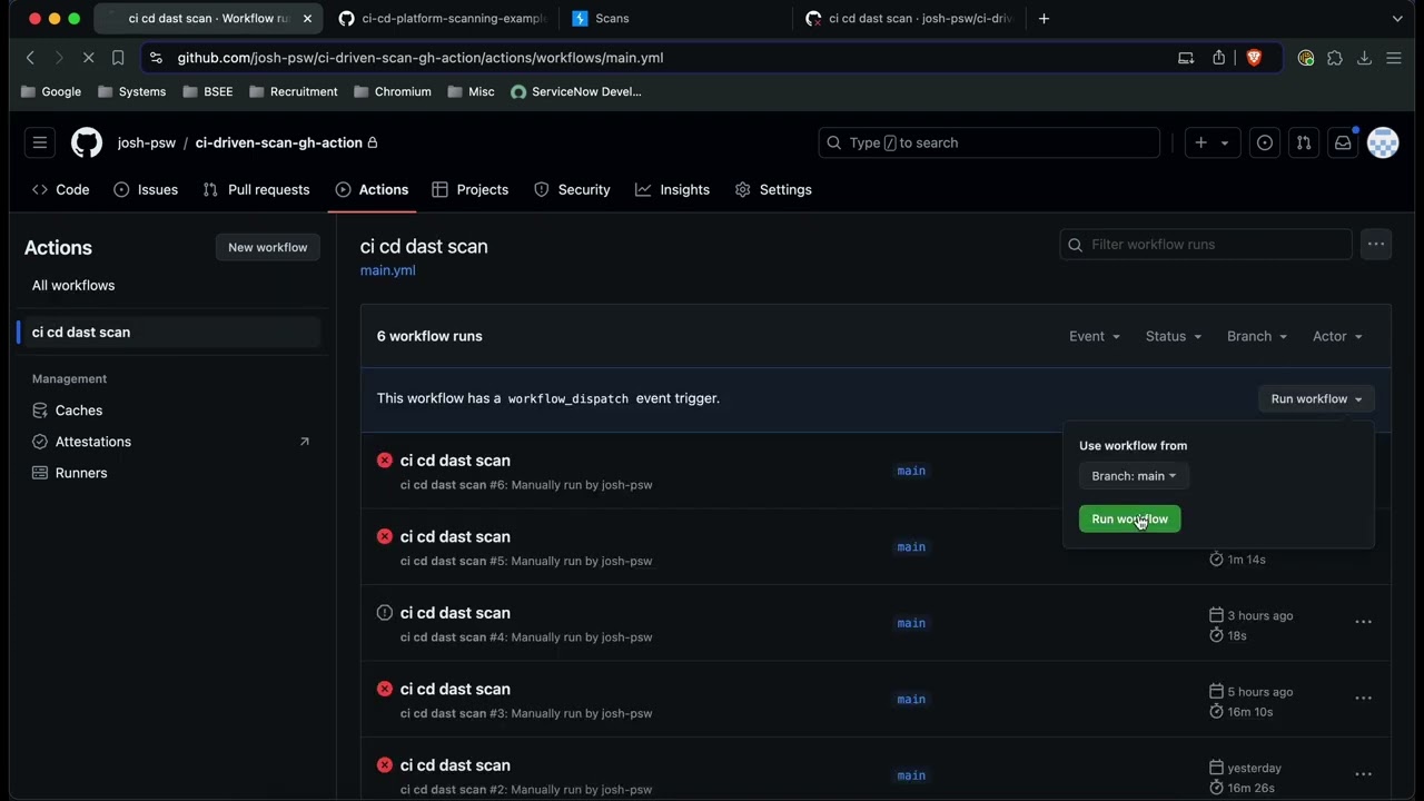 Integrating CI-driven scans with GitHub Actions in Burp Suite Enterprise Edition