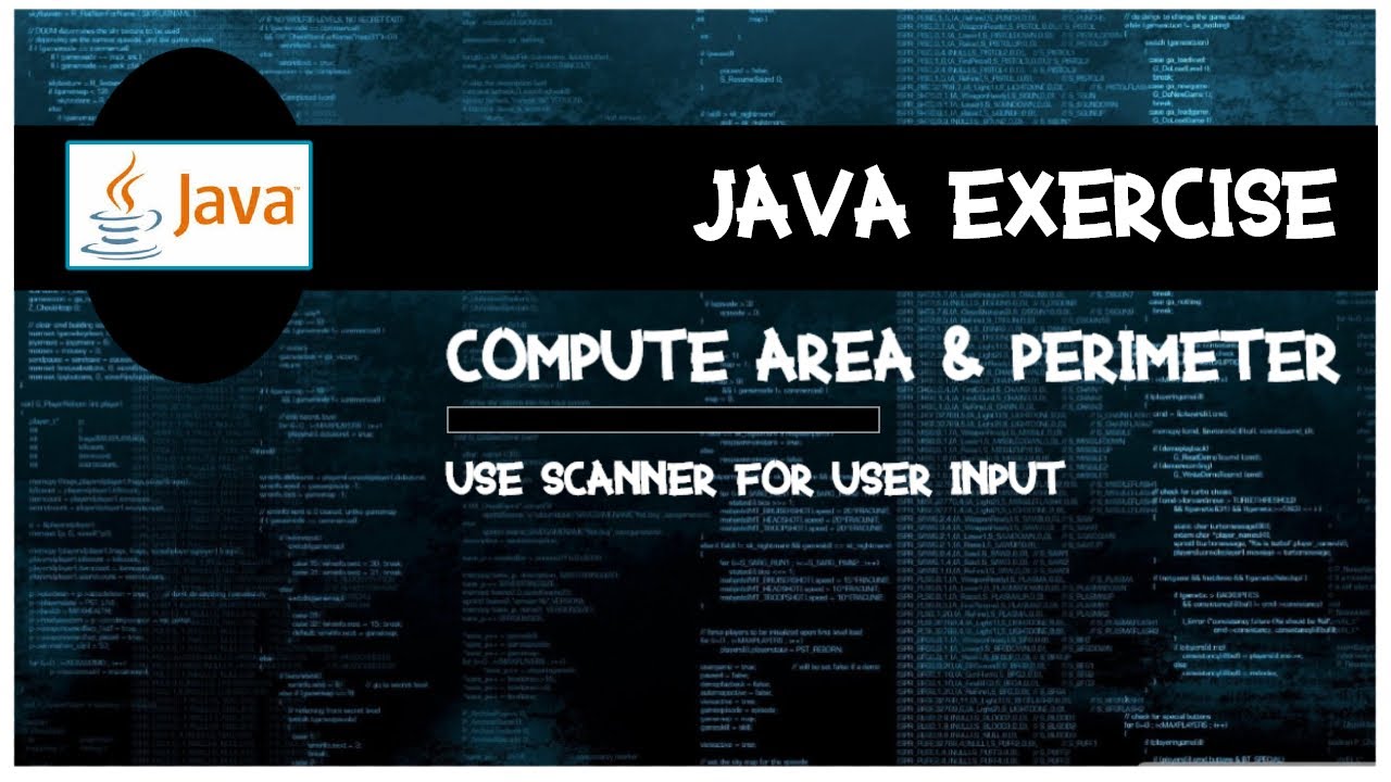 Compute Area and Perimeter of Rectangle in Java | Java Exercise | Java Core Exercise | Java 101