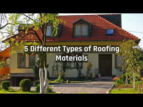 Quick Roofing - 5 Different Types of Roofing Materials