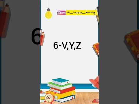 order for teaching letter recognition