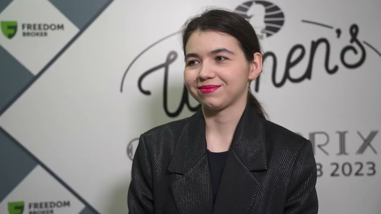 Interview with Aleksandra Goryachkina| FIDE Women's Grand Prix in ...