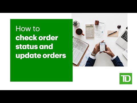 How to Check Order Status and Update Orders