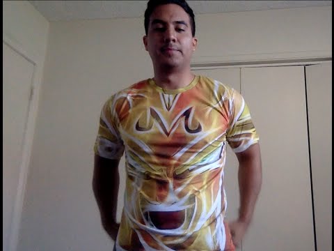 Asian size XXL vs US size M - Dragon Ball Z Vegeta shirt (Aliexpress, Alibaba, Ebay sellers/clothes)