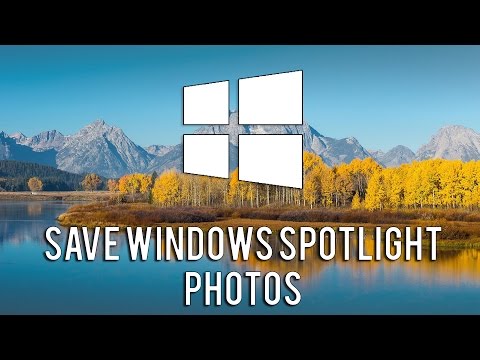 How To Save Windows Spotlight Photos