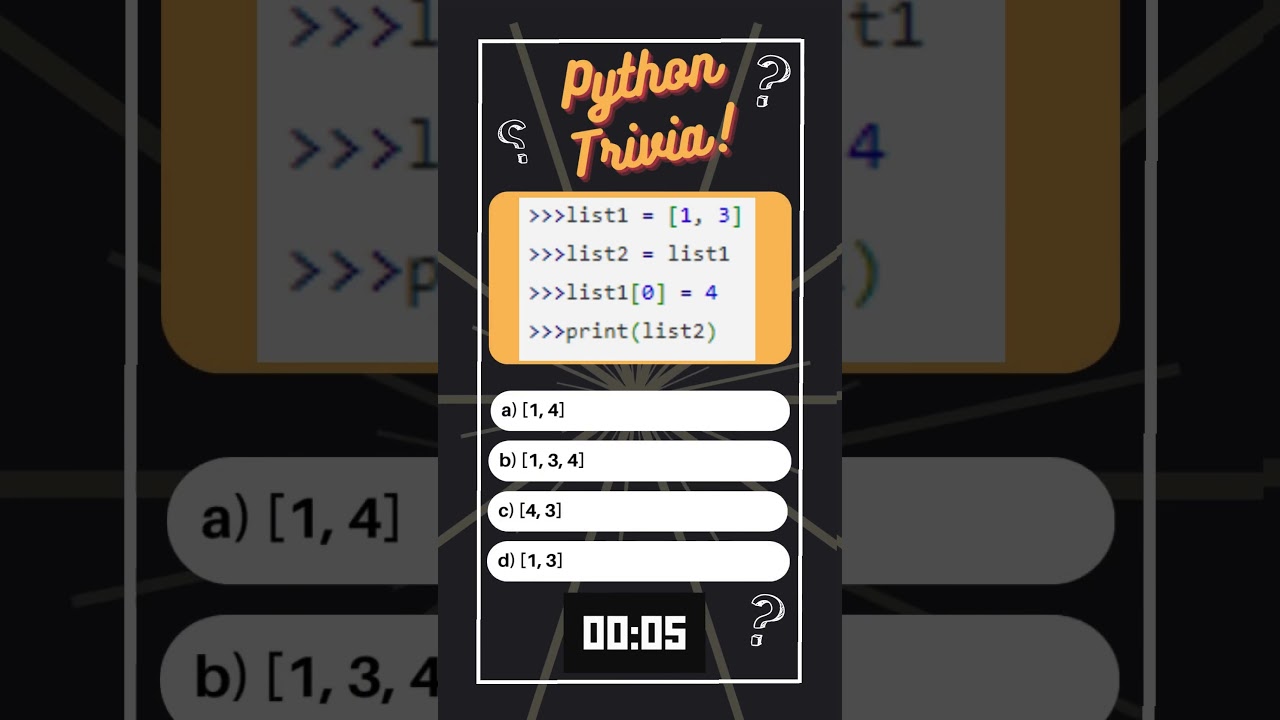 Python Trivia 57 #coding #programming #python #techcommunity #shorts #trending #viral #datascience