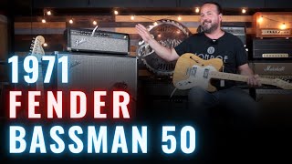 Fender Bassman 50 Amp Head (Silverface) - What To Know & Where To Buy ...