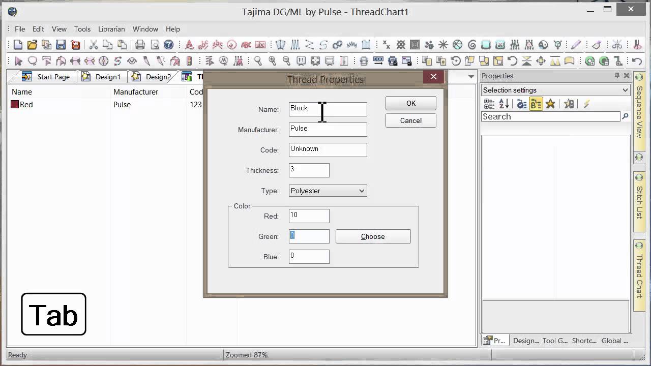 DG/ML14 Quick Tip Tutorials: create a thread chart