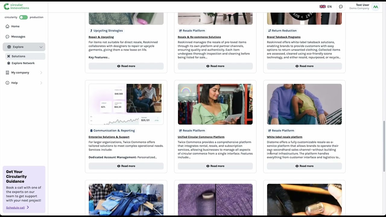 Circularity Platform Demo