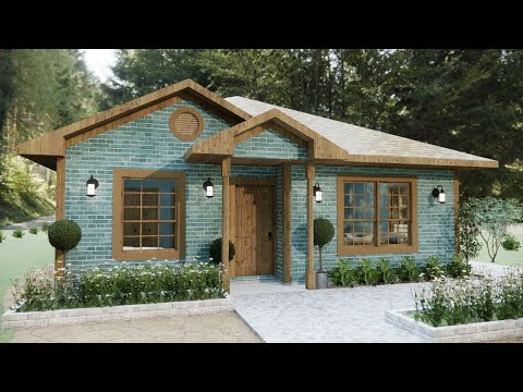 2-Bedroom Cottage Tour | Craftsman-Inspired Cozy Bungalow Design