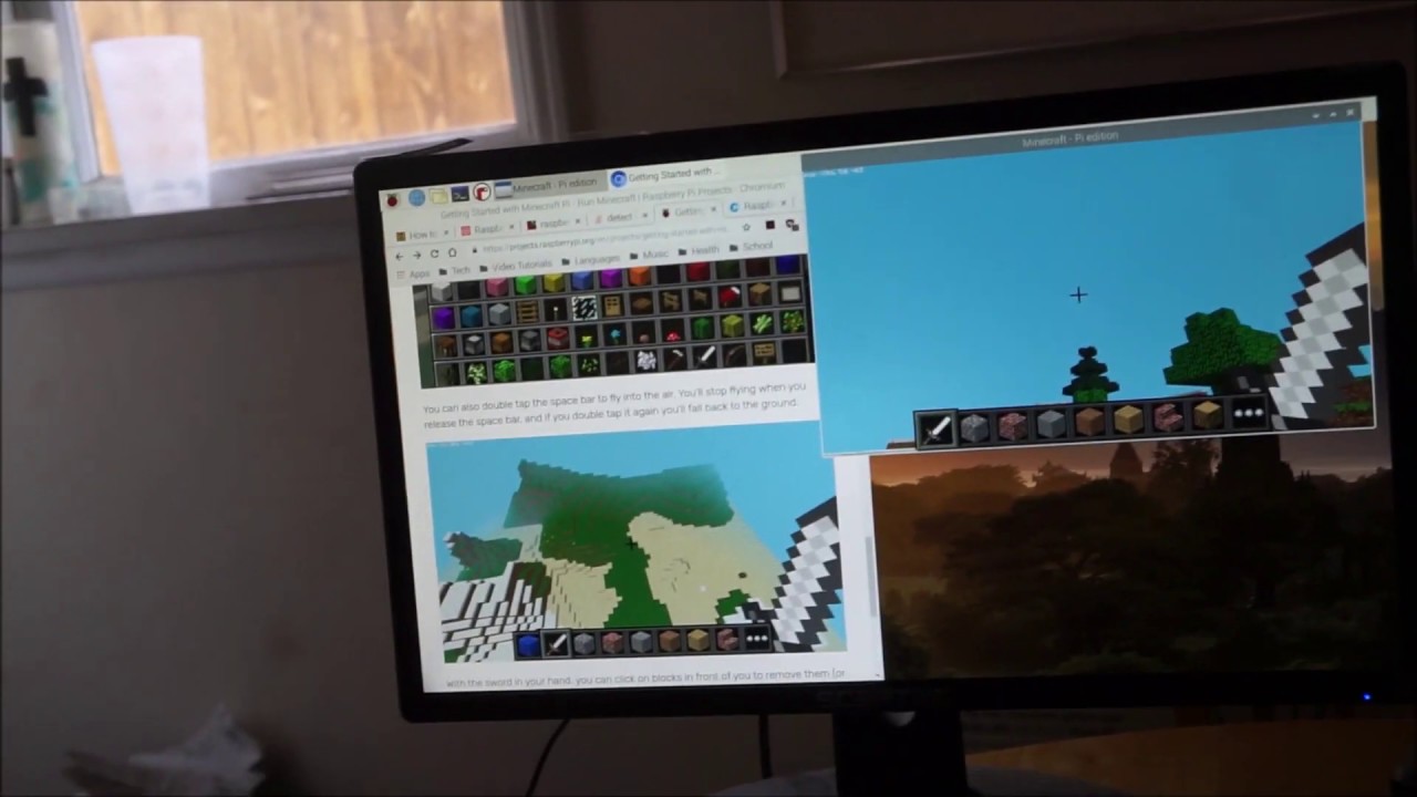Learning Minecraft and Python on the Raspberry Pi