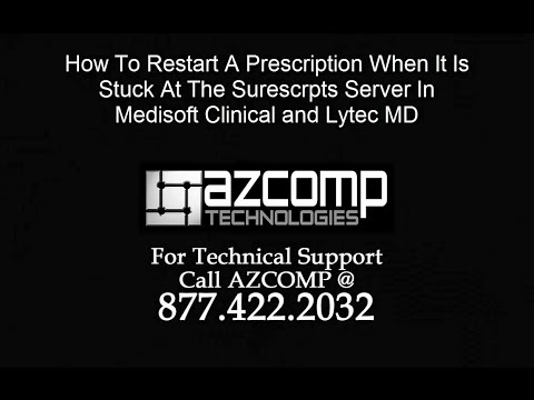 How To Restart A Prescription When It Is Stuck At The Surescrpts Server