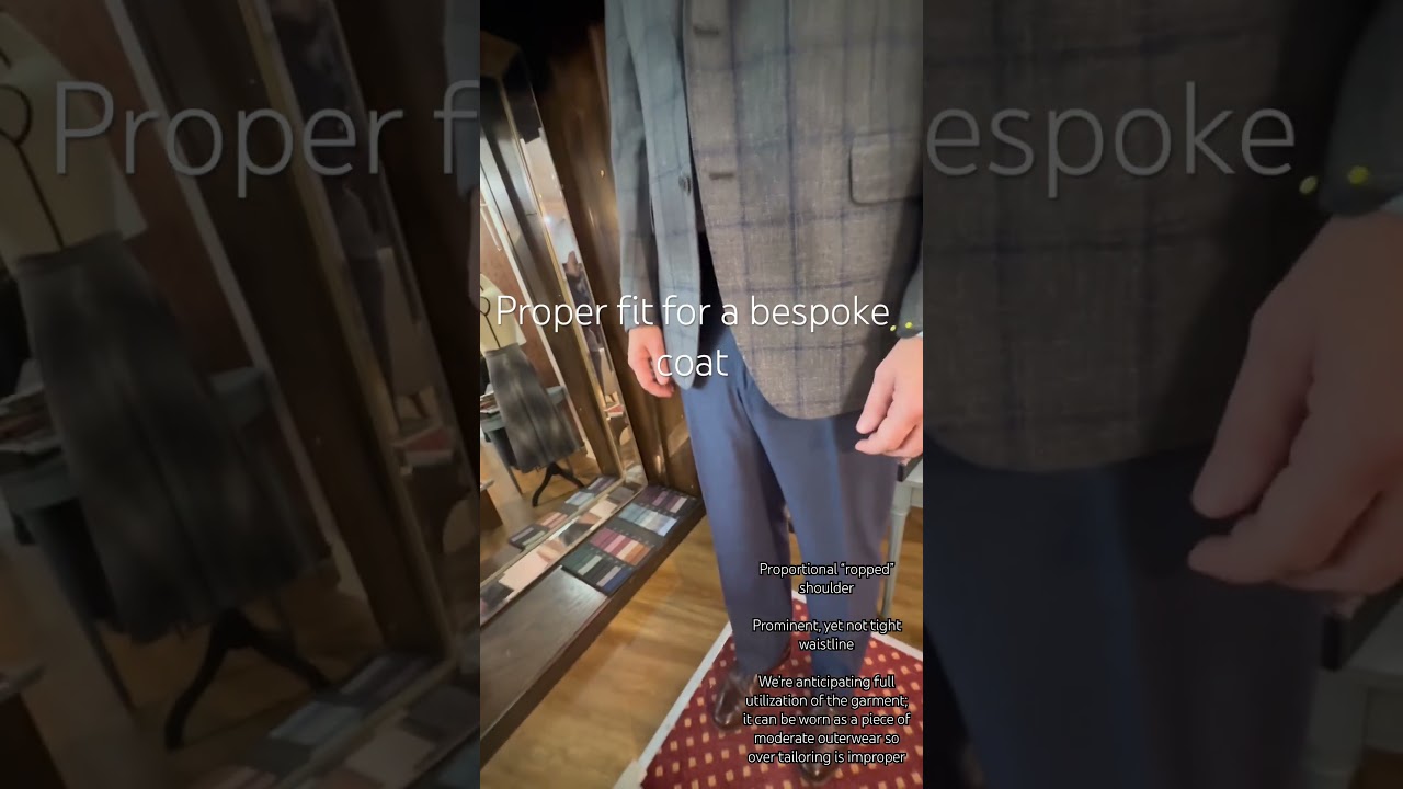 Your tailor should understand highest/best garment use. The garment should  be at its highest level