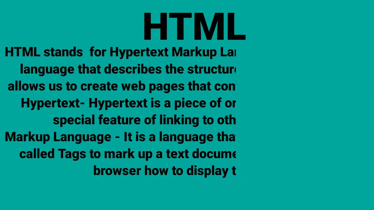 Grade - 7 Subject - Computer Topic - Chapter 4( Introduction to HTML)