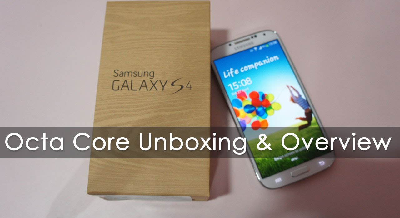 Samsung Galaxy S4 White Octa Core Unboxing (Indian Retail Unit) GT-I9500