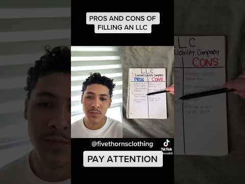 Pros And Cons Of Filling An LLC