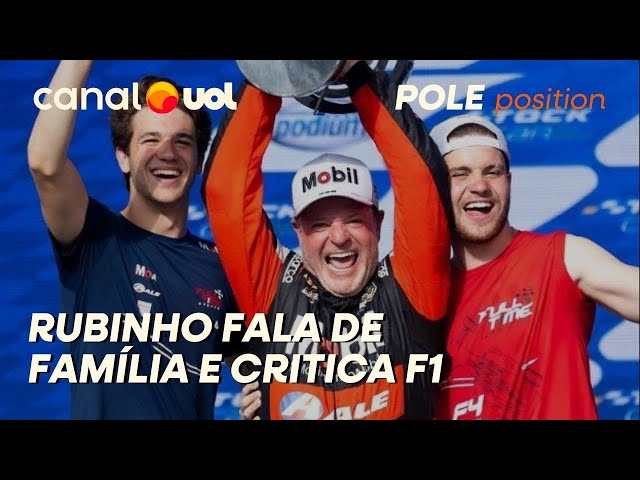 Rubinho Barrichello faz crítica à F1 e fala dos filhos