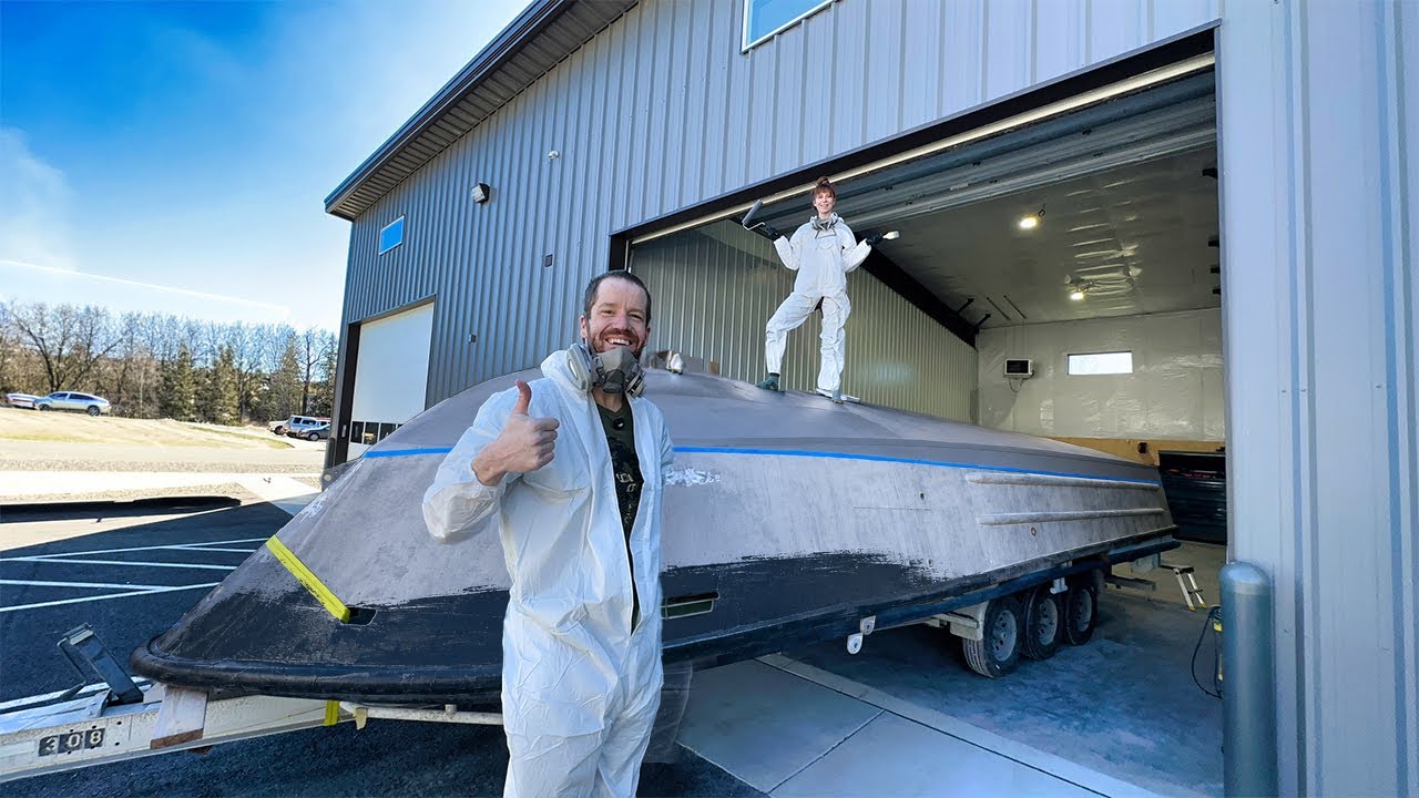 We Finally Painted Our Boat