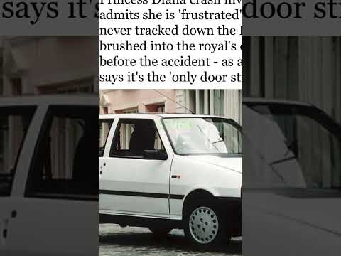 Princess Diana death in Paris car crash in 1997, white fiat uno never found #shorts