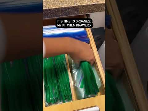 We've designed a bag organizer just for your food storage bags. #ziplock