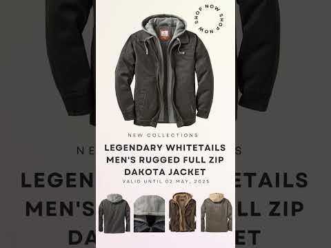 Legendary Whitetails Men's Rugged Full Zip Dakota Jacket