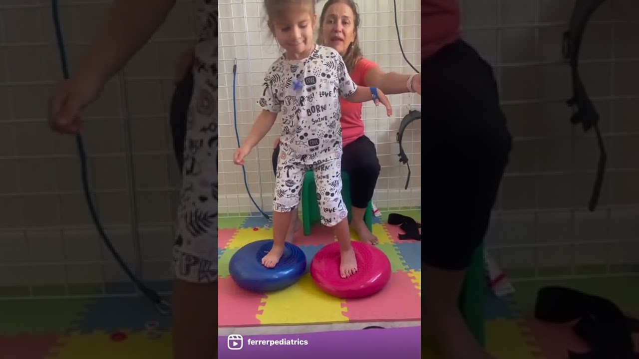 Therapy tip! Ideal for children that are toe walkers, Balance, and coordination