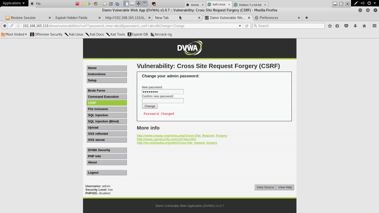 Web Application Parameter Tampering Demonstration - ( for educational purpose)