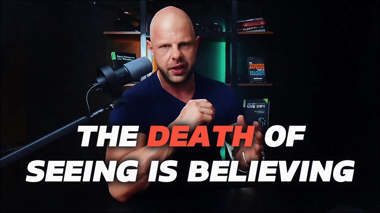 digital forensics, deepfakes, and the death of trust in visual evidence.