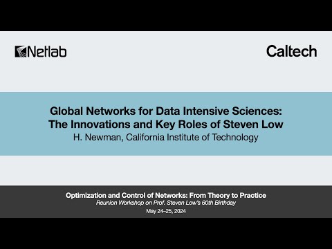 Global Networks for Data Intensive Sciences: the Innovations and Key Roles of Steven Low