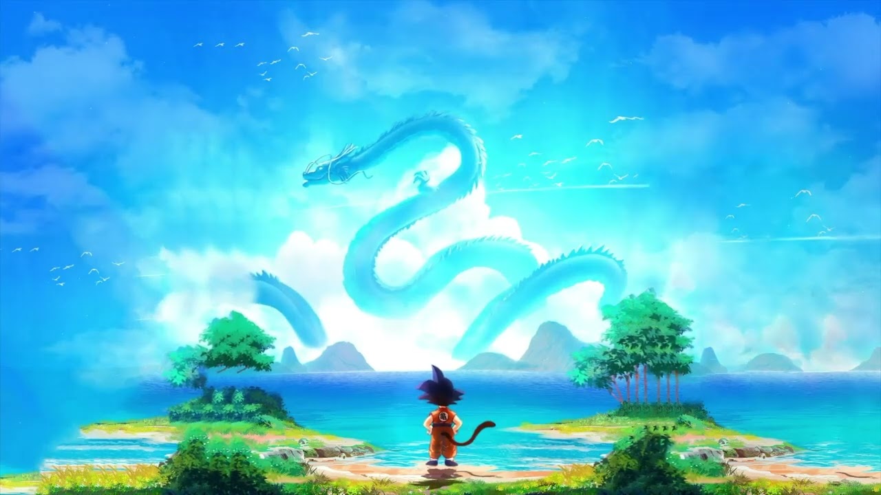 Kid Goku And Shenron Dragon Ball Live Wallpaper
