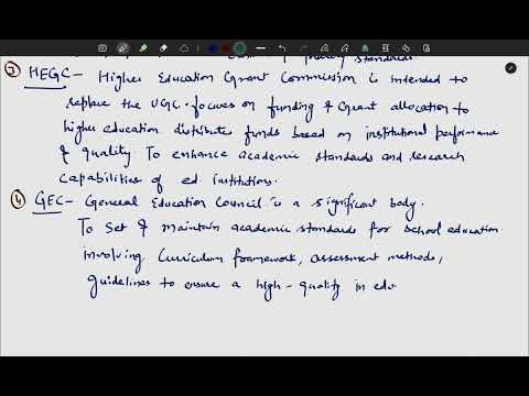 HECI(Higher education commission of India)and its four vertical,paper-1,NET Education