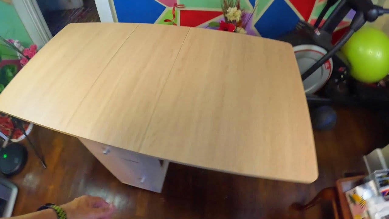 Extendable Drop Leaf Folding Dining Table - Assembly/Review