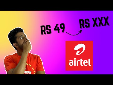 Airtel Lowest Recharge Plan for 2023 | From Rs 49 to Rs xxx Today