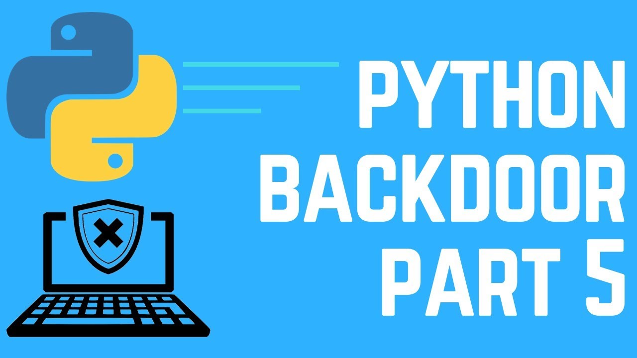 Back Door program using python part 5 (Removing files remotely)