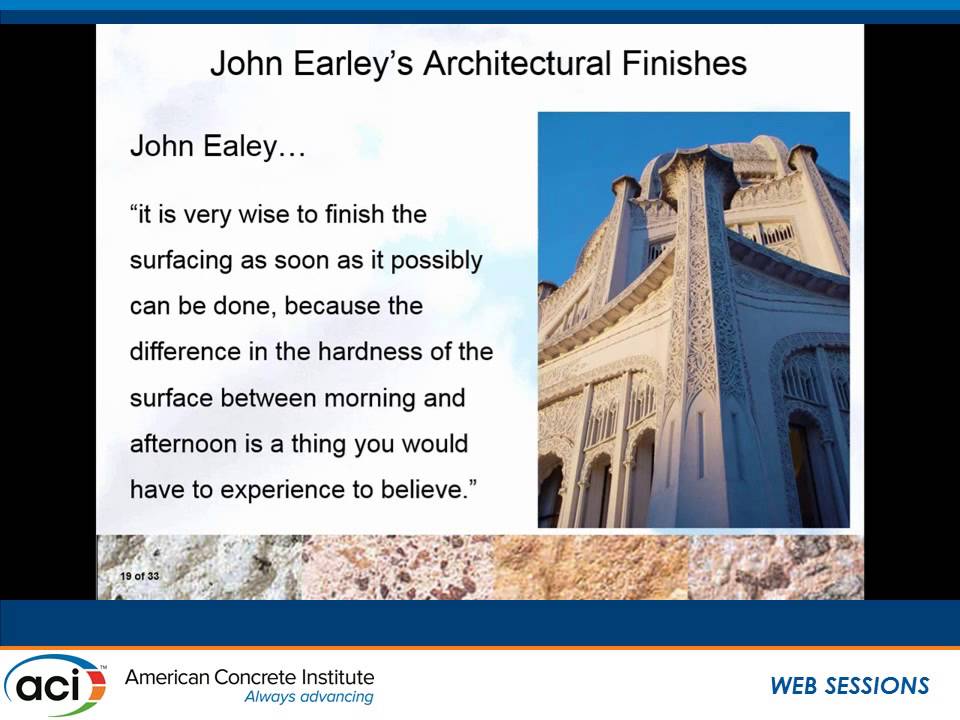 Current-Day Architectural Concrete