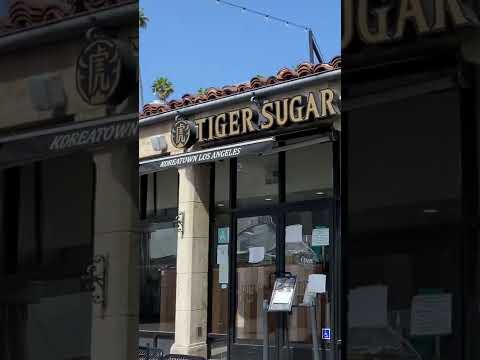 Tiger Sugar en Koreatown Los Ángeles California.