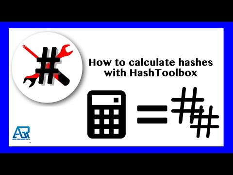How to calculate hashes of files with Hashtoolbox - AGR Technology