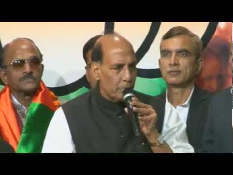Former Army Chief General VKSingh & Other Eminent Ex-Servicemen join BJP