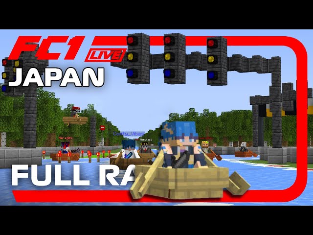 F1 Suzuka Circuit Ice Boat racing track Minecraft Map