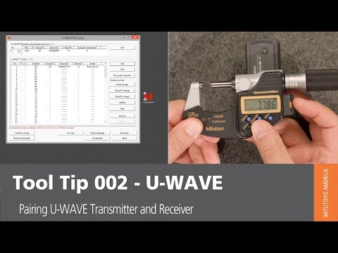 U-WAVE - Pair Transmitter and Receiver for Metrology Data Collection