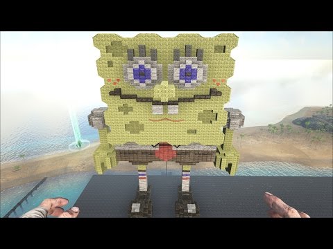 Steam Community :: Video :: ARK Survival: Spongebob 3D Sculpture & Base