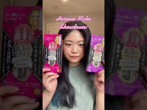 THE BEST MASCARA FOR ASIAN LASHES: Heroine Make Volume & Curl VS Long & Curl Advanced Film #Shorts