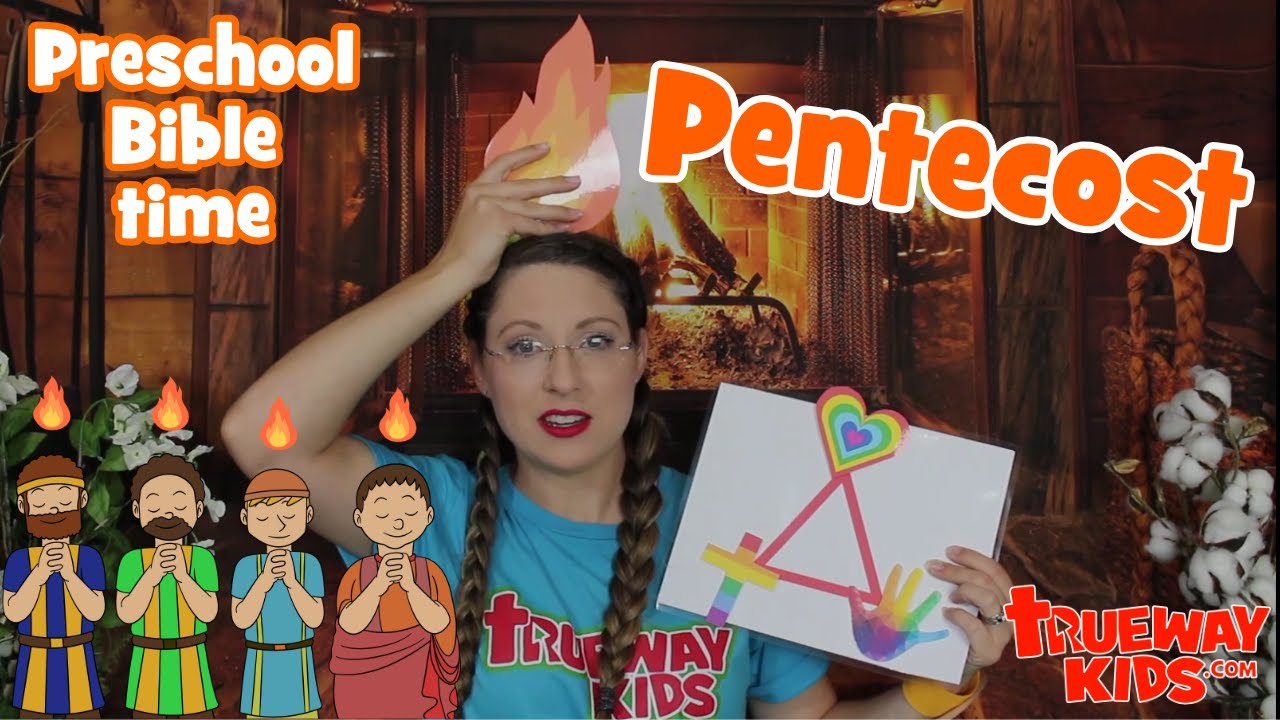 Pentecost Bible lesson for kids - Acts 2 - Preschool Bible time