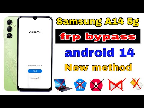 Samsung A14 5g frp bypass / Samsung a14 5g frp bypass android 14 / Samsung a14 Google account remove
