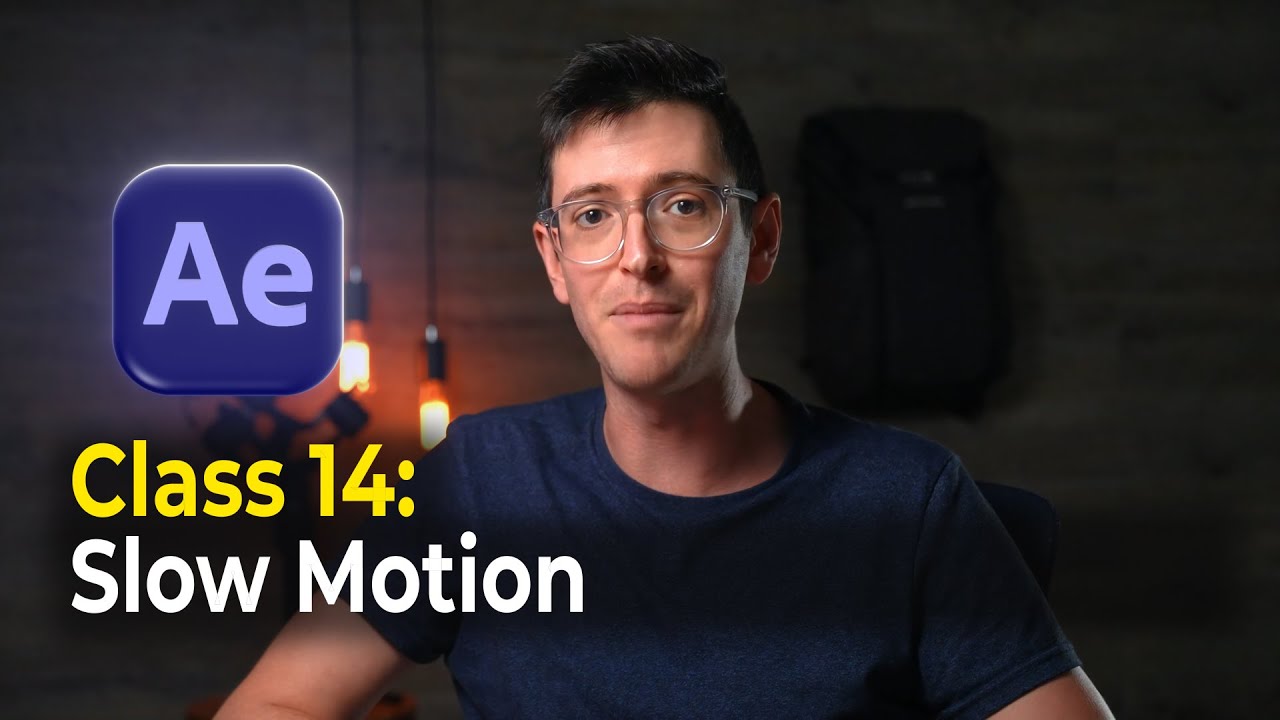 Beginner Animation Tutorial in After Effects | Class 14: Slow Motion