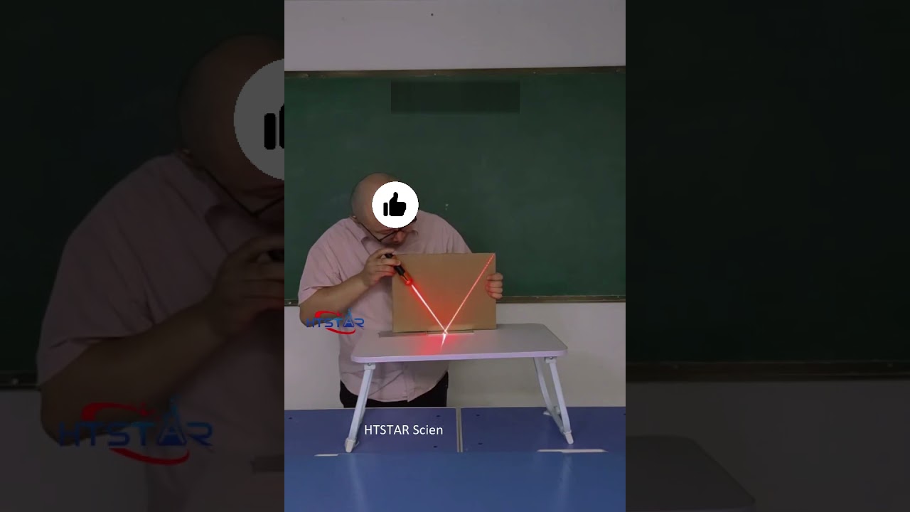 Light Reflection Experiment Physics Lab HTSTAR Science & Laboratories  #physicsshorts