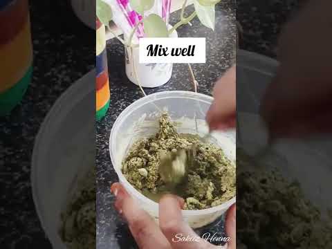 How to make home made henna past| using henna powder #shorts
